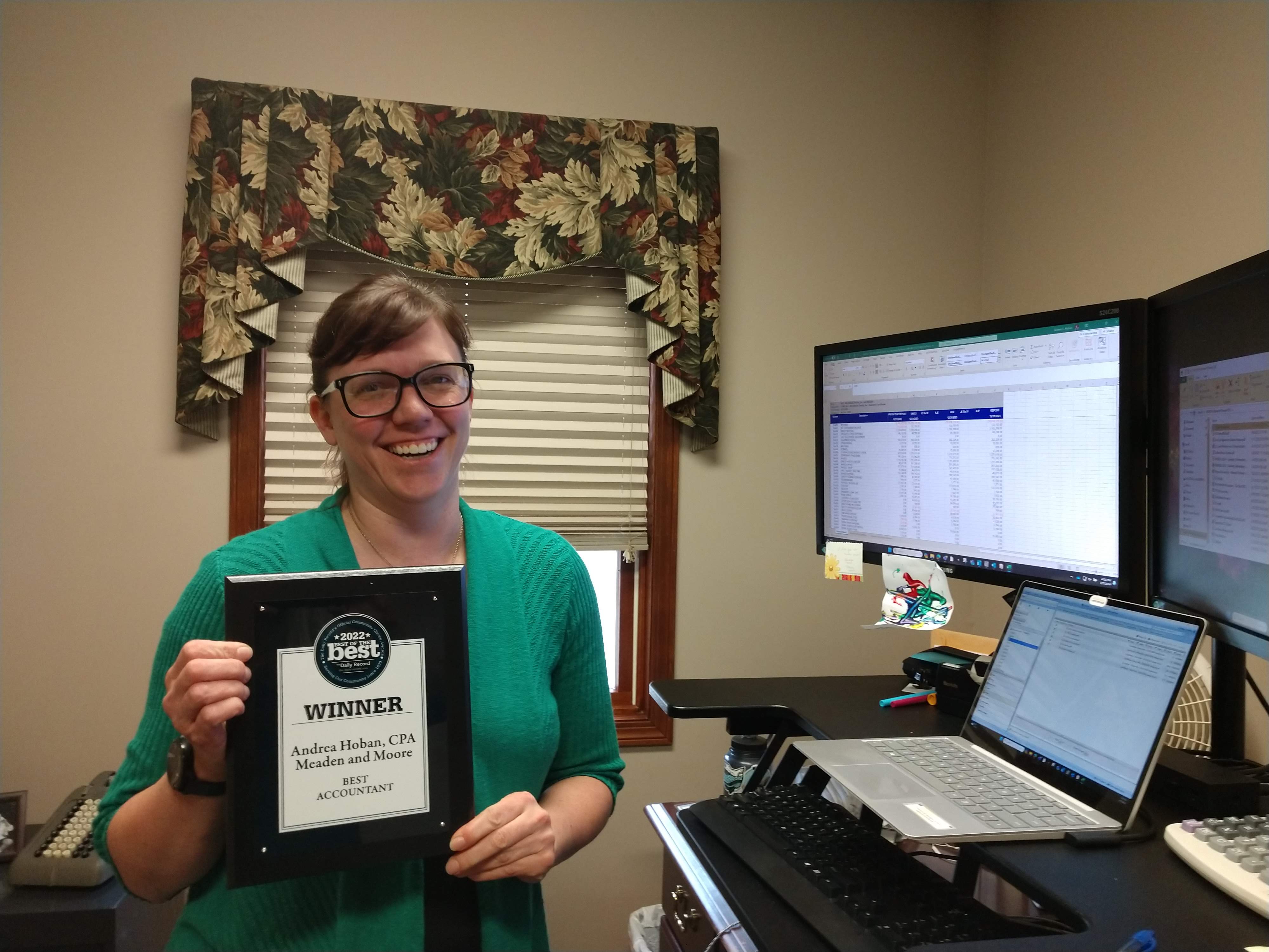 Congratulations, Andrea Hoban!