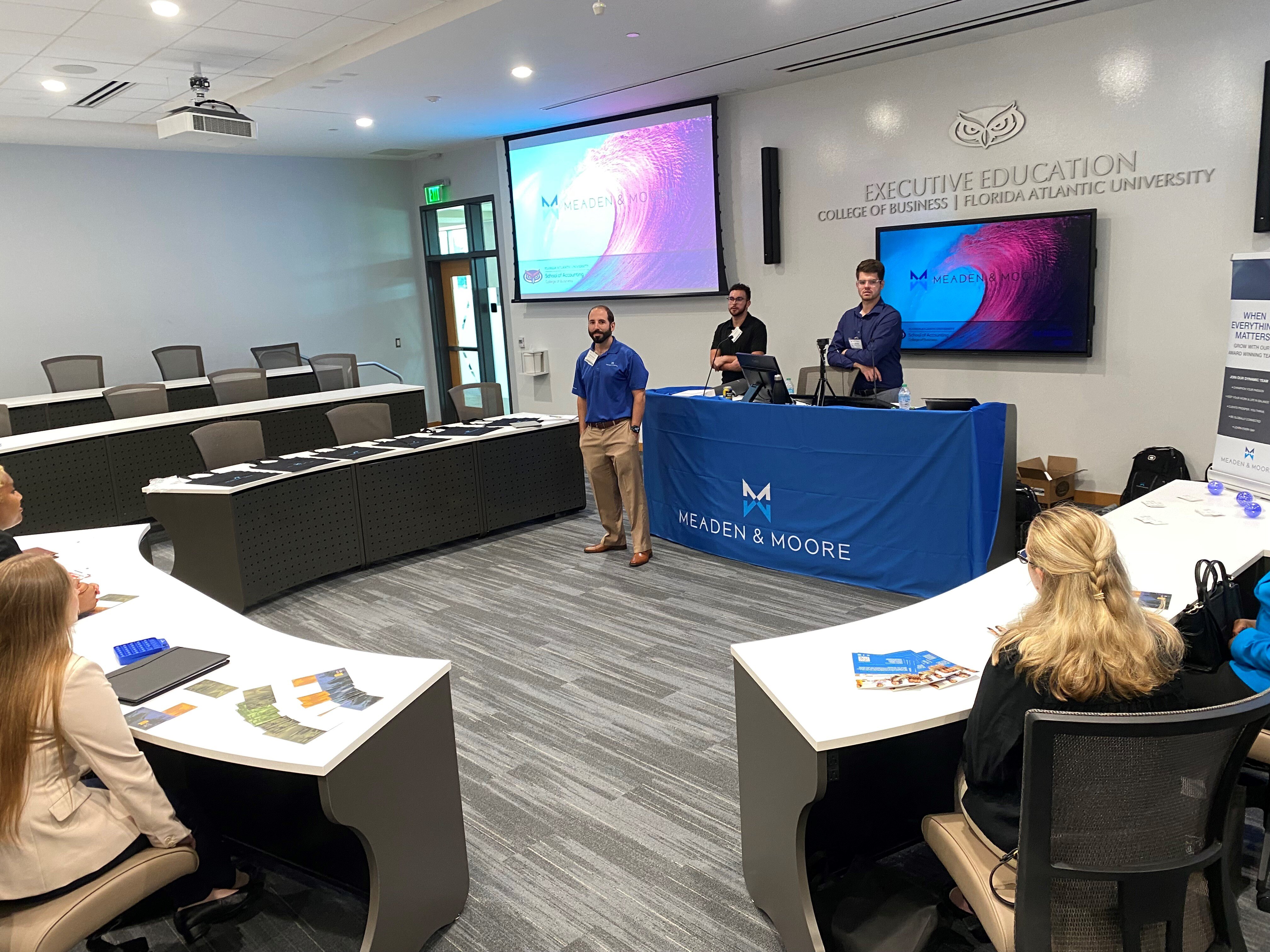 Meaden & Moore at FAU’s Accounting Career Fair Kick-Off Event