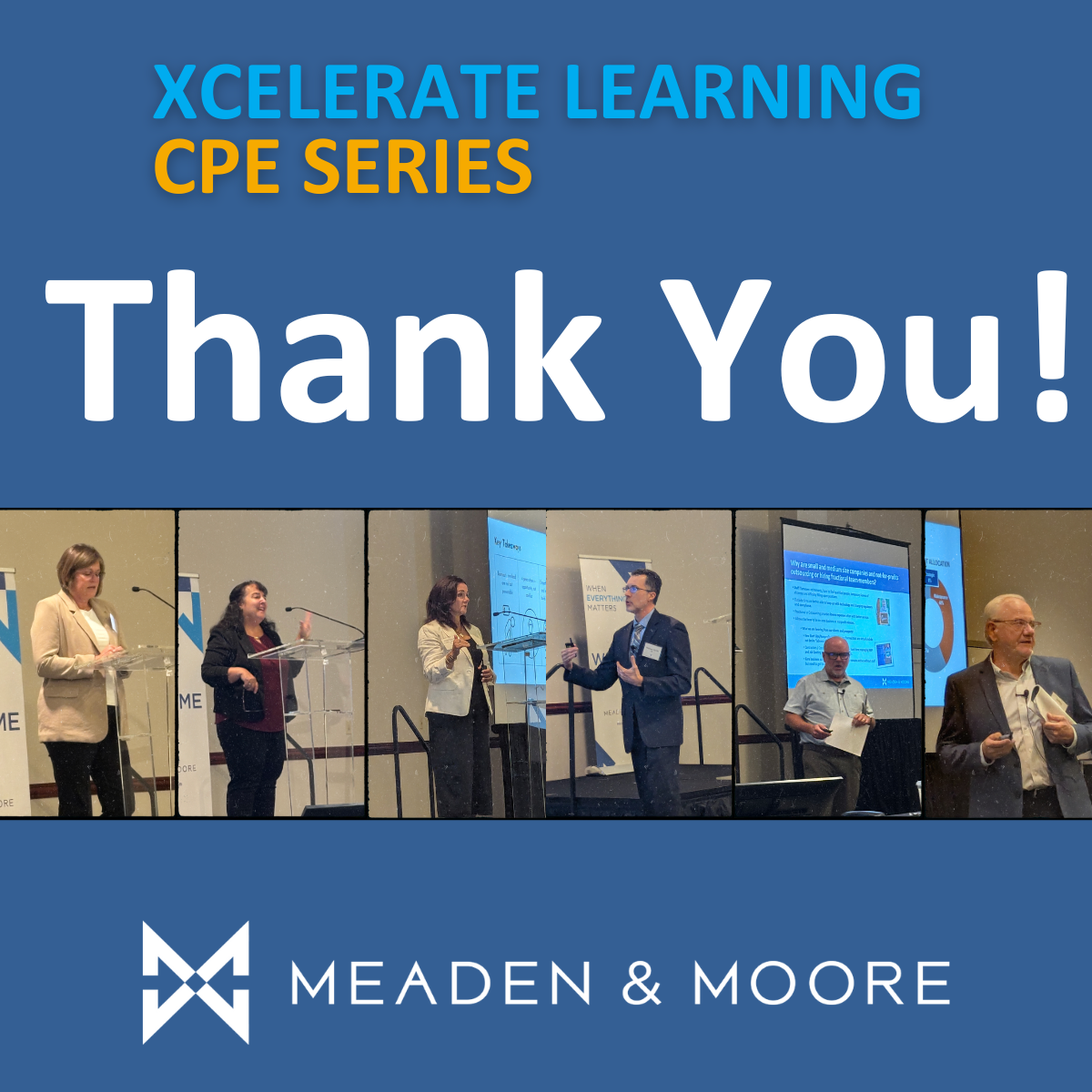2025 Xcelerate CPE Learning Series | Meaden & Moore